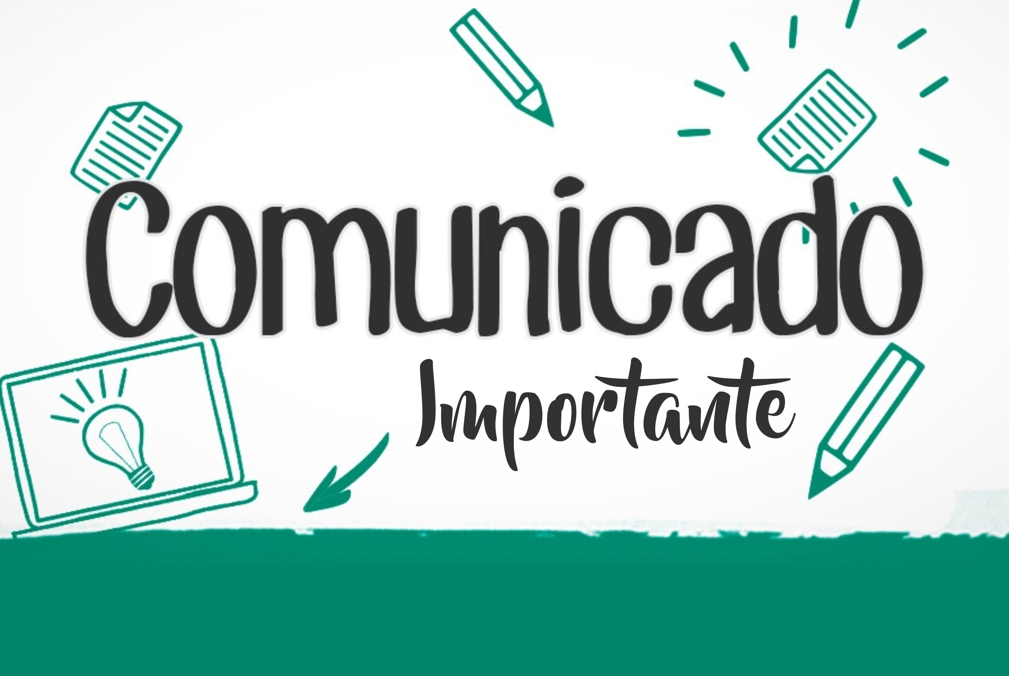 comunicado importante | Blog Maxi Educa