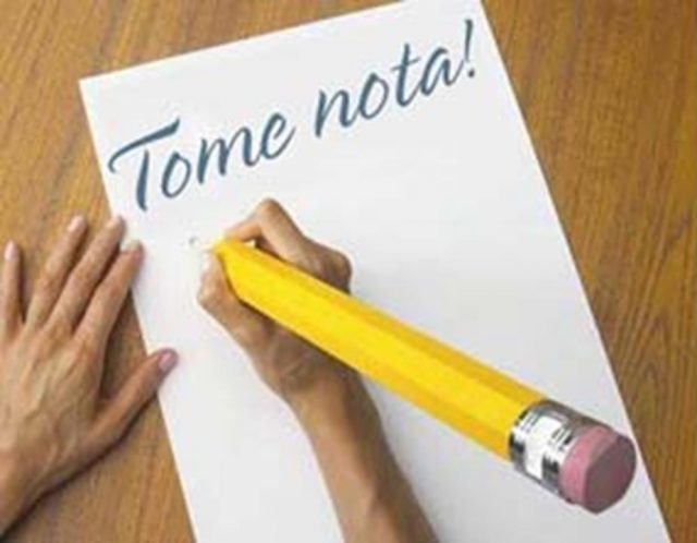 tome nota | Blog Maxi Educa
