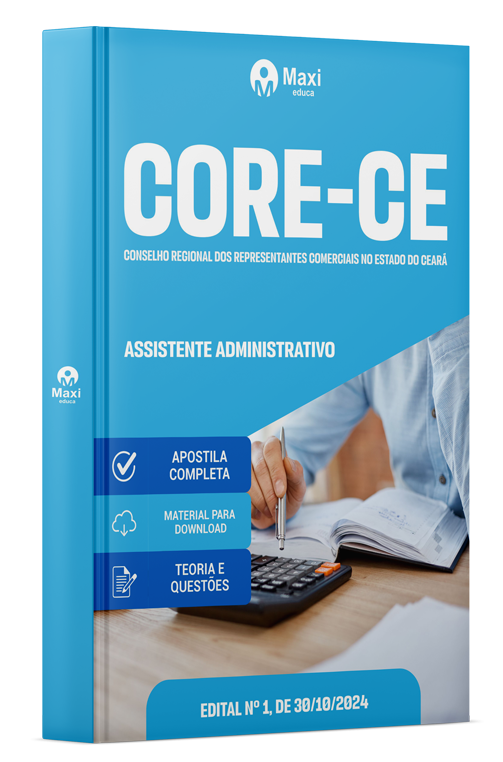 Apostila CORE-CE 2024 - Assistente Administrativo