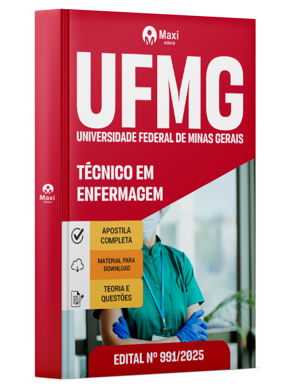 Apostila UFMG - Universidade Federal de Minas Gerais - 2026 - Técnico ...