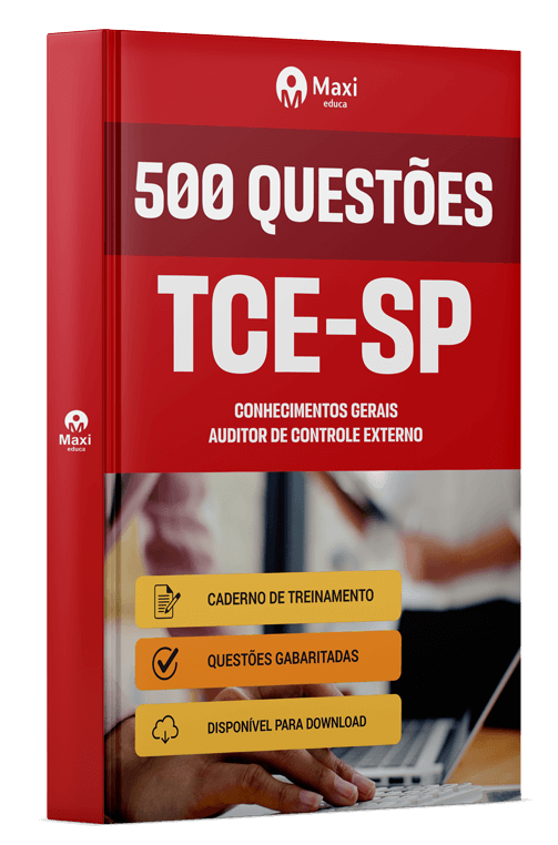 Caderno 500 questões gabaritadas - TCE-SP 2026 - Auditor de Controle ...